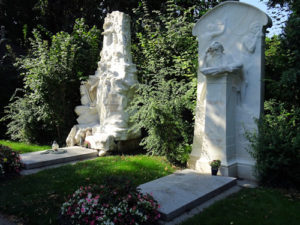 Brahms’ grave in Vienna